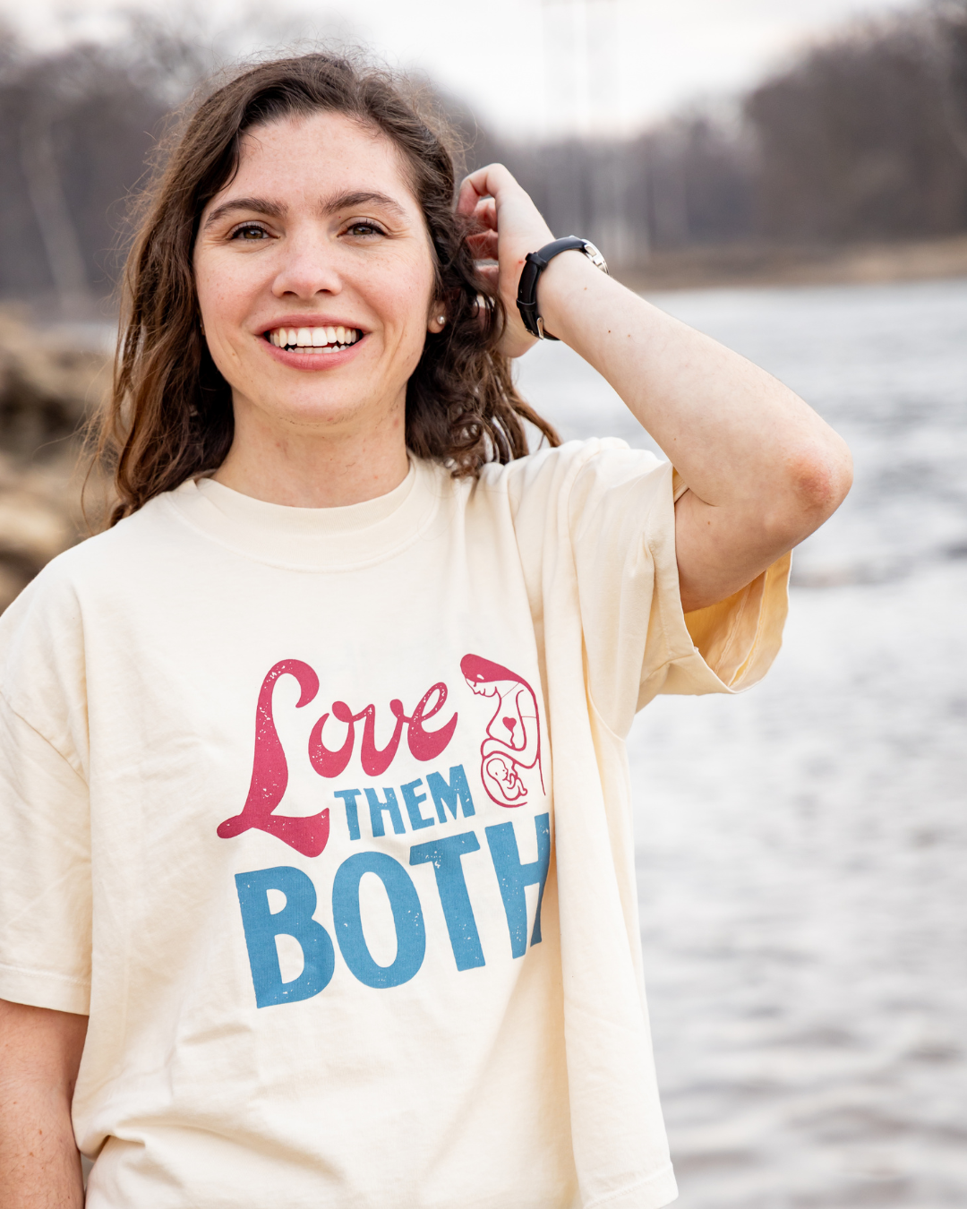 Love Them Both Women's Boxy Tee – Live Action