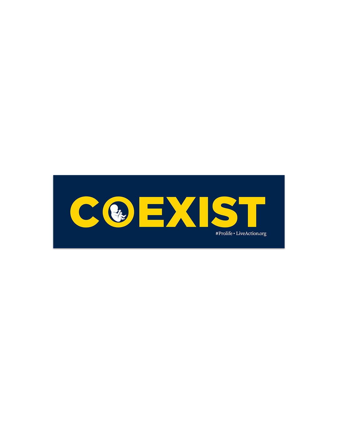 Coexist Bumper Sticker – Live Action